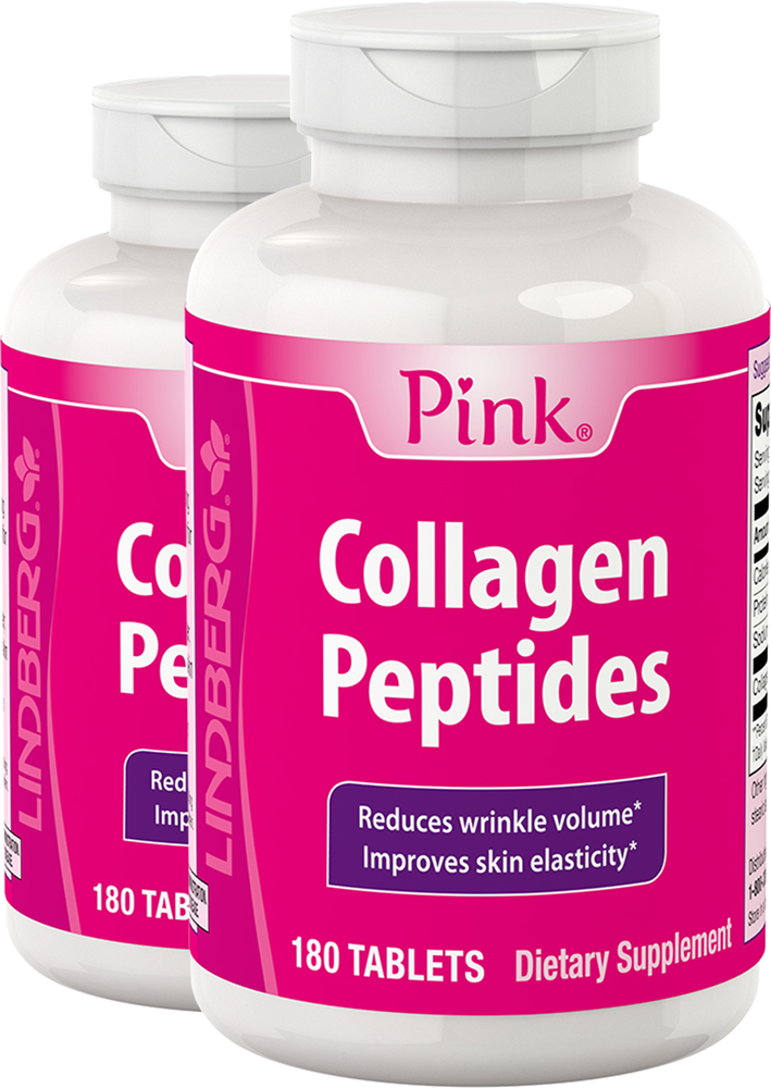 Collagen Peptides (Pink), 180 Tablets x 2 Bottles | Nutrition Express ...