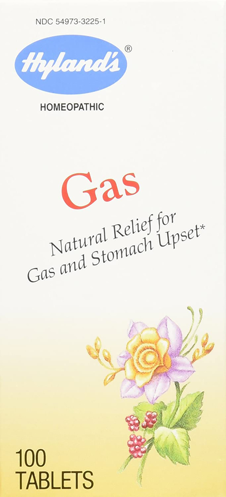 Gas Homeopathic Formula 100 Tablets | Gas & Stomach Upset | Nutrition ...